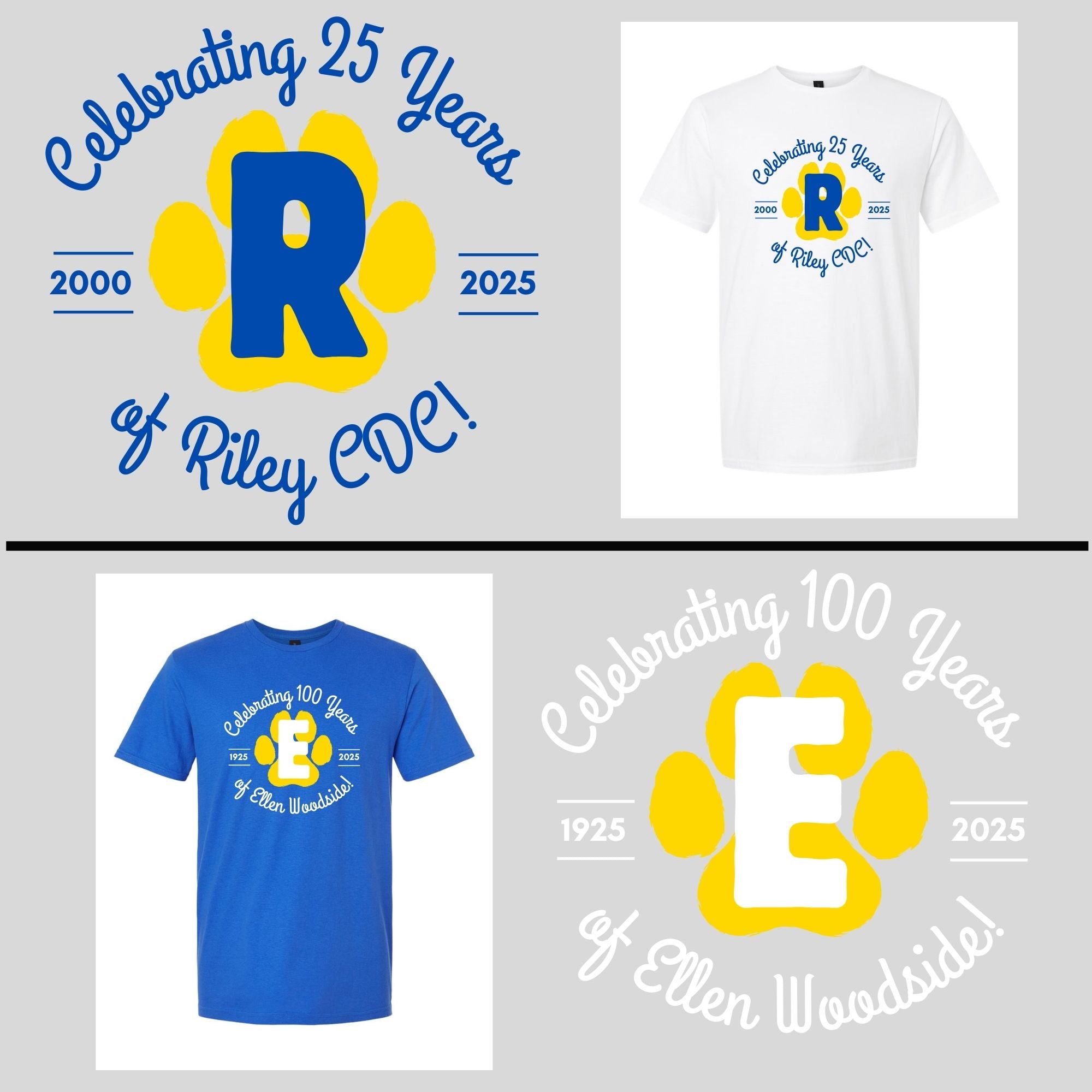 Ellen Woodside & Riley CDC Anniversary Items – Tillot3sons