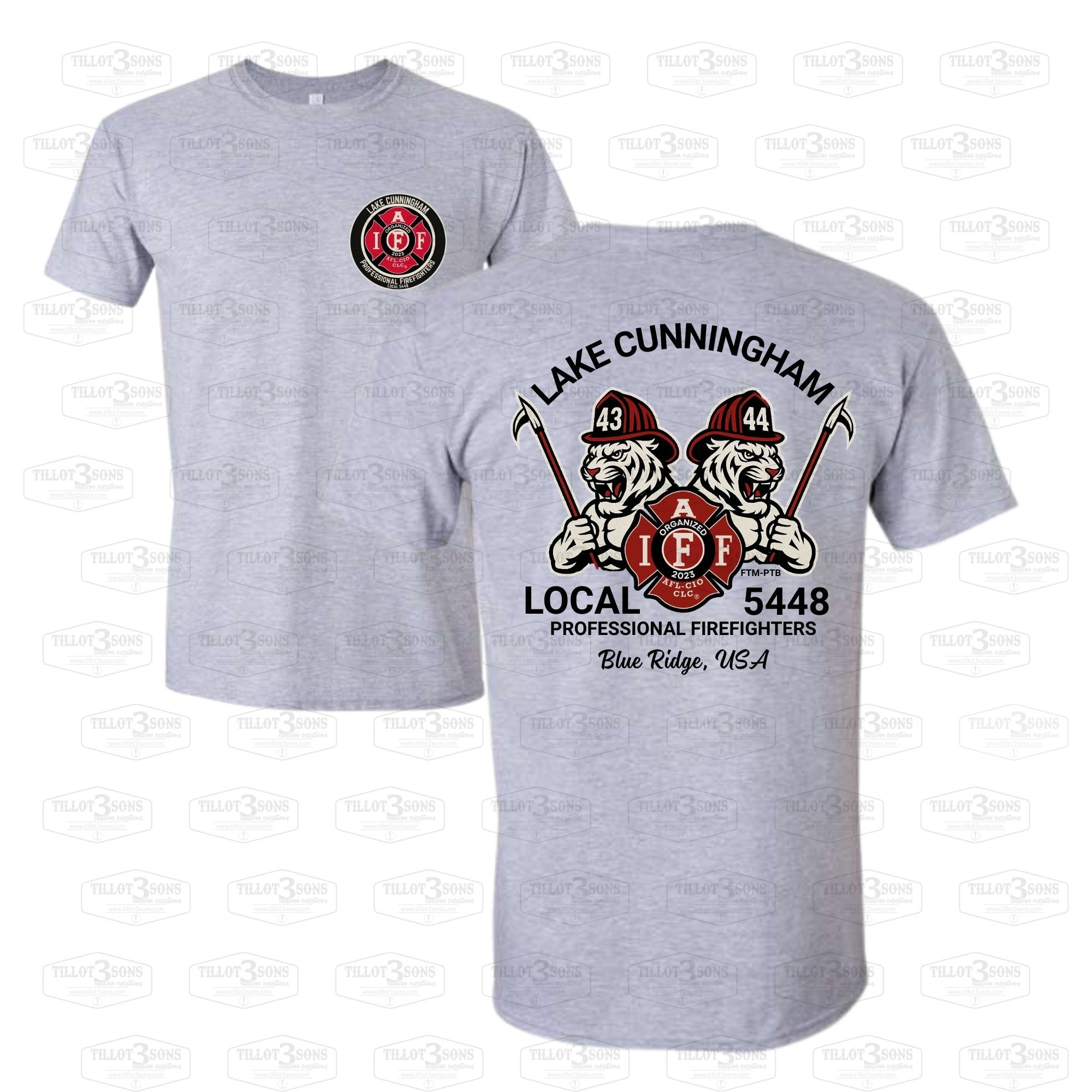 Lake Cunningham Fire Department - IAFF shirts – Tillot3sons